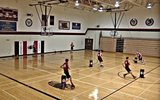 New Drill - 2 on 1 Fast Break Drill With Trailer