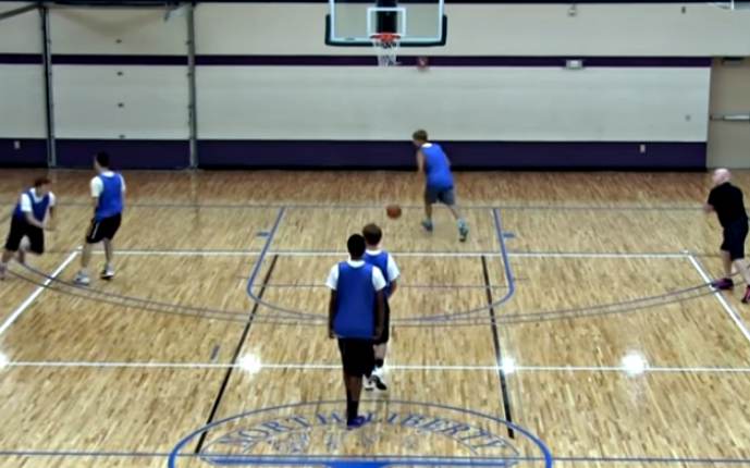 Motion Offense Drill: Developing Skills & Teaching Cuts and Screens At The Beginning Of The ...