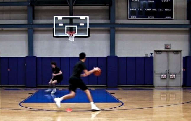 1v1 Ball Screen & Handoff Drill To Improve Scoring Over Helpside Defense
