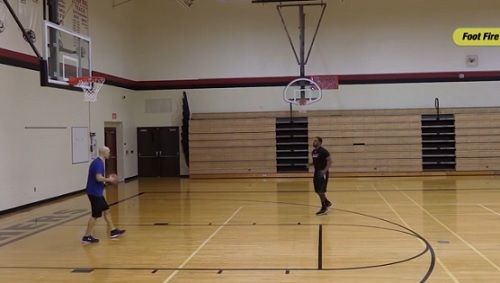 Foot Fire Shooting Drill with 5 Layers