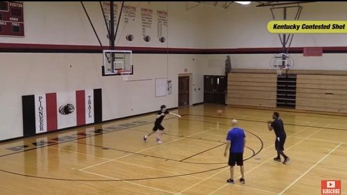 Kentucky Contested Shot Drill - Develop a Quicker Shot Release