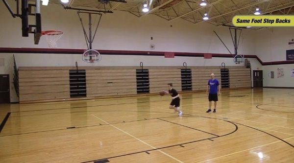 High Level Scoring Move - The Same Foot Step Back