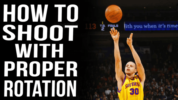 Shooting A Basketball With Proper Rotation